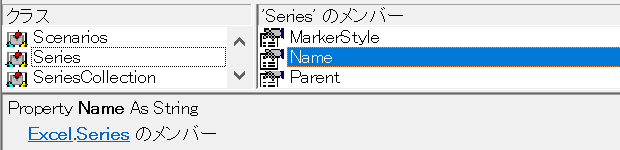 VBA Series Name Excel VBA Chart