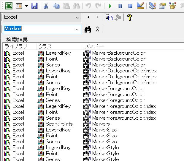 Excel Marker Excel VBA Chart