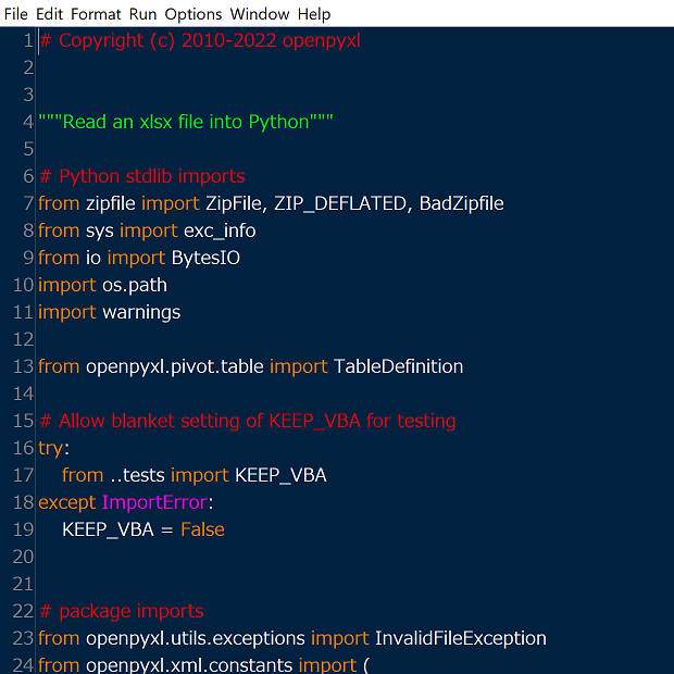 IDLE Python IDLE 